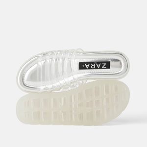 Zara | Shoes | Zara Transparent Vinyl Platform Wedges | Poshmark
